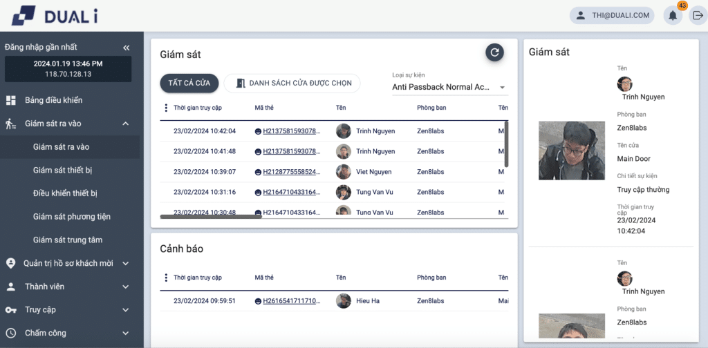 Giải pháp Access Control Duali - Quản Lý Ra Vào An Toàn Tiện Lợi